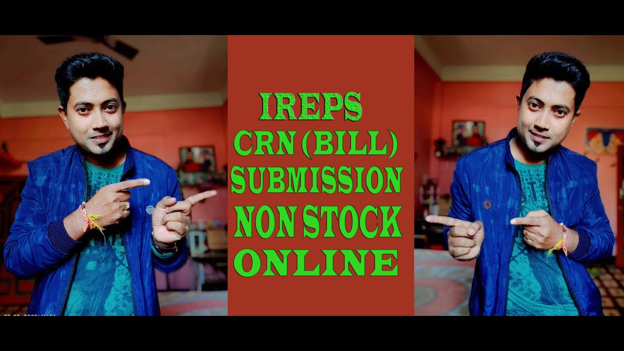 How to submit Bill in IREPS (CRN) - YouTube