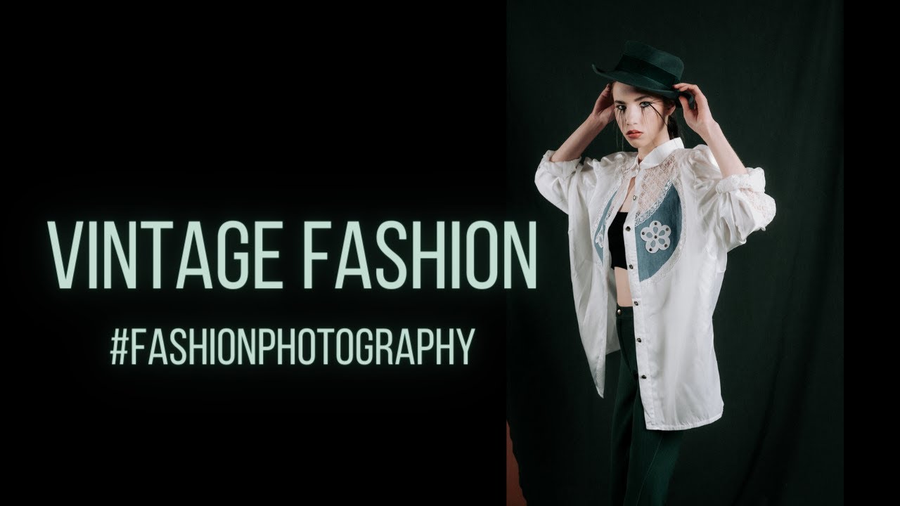 Fashion Photoshoot With Vintage (Second Hand) Clothes 🖤 Part II - YouTube