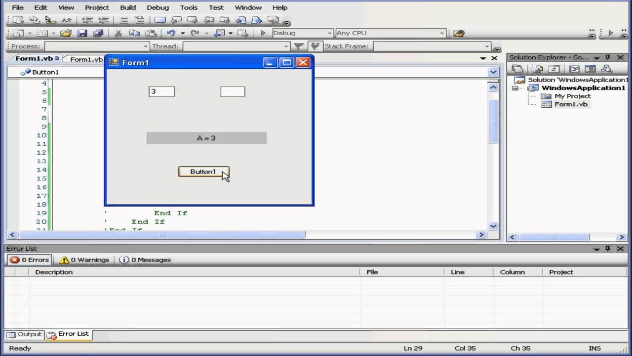 Visual Basic Video Tutorial - Volume 1- Lesson 27: Select Case - YouTube