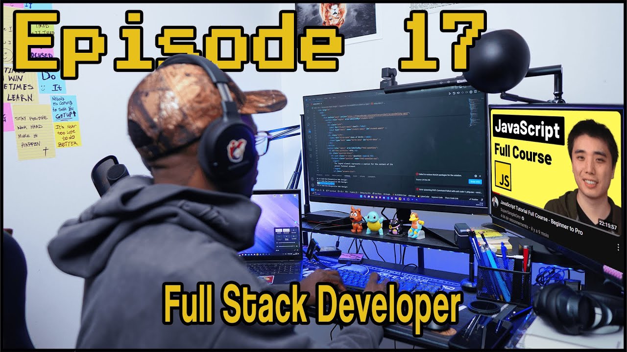 JavaScript lets gooooooo! 👽| Épisode #17 FULL STACK DEV - YouTube