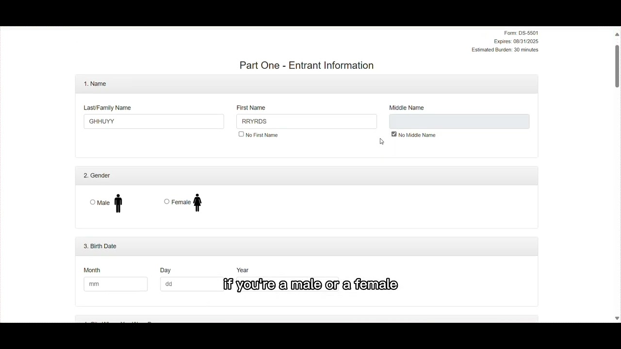 Step by step process for 2026 DV lottery application - YouTube
