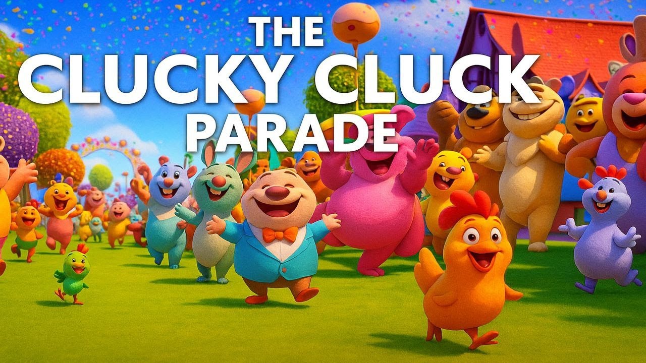 The Clucky Cluck Parade | Fun Chicken Dance Song for Kids | 3D Animated ...