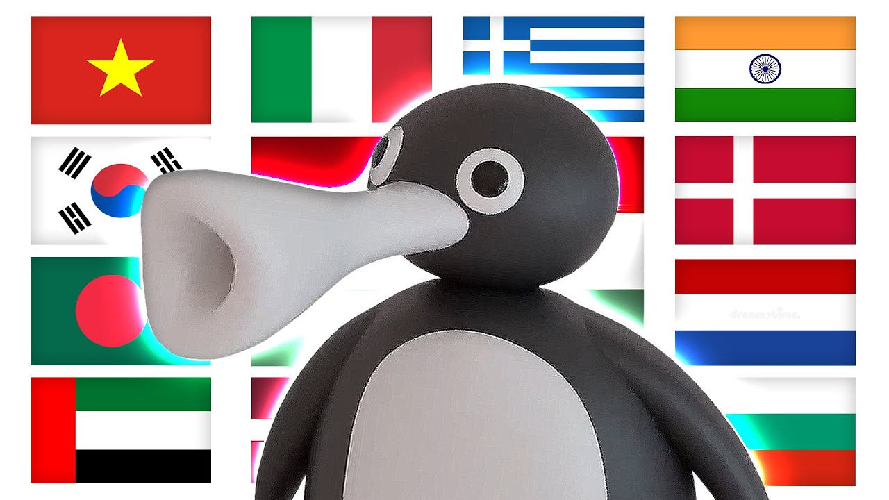 Pingu says "Noot noot" in 12 different languages (part 2) - YouTube