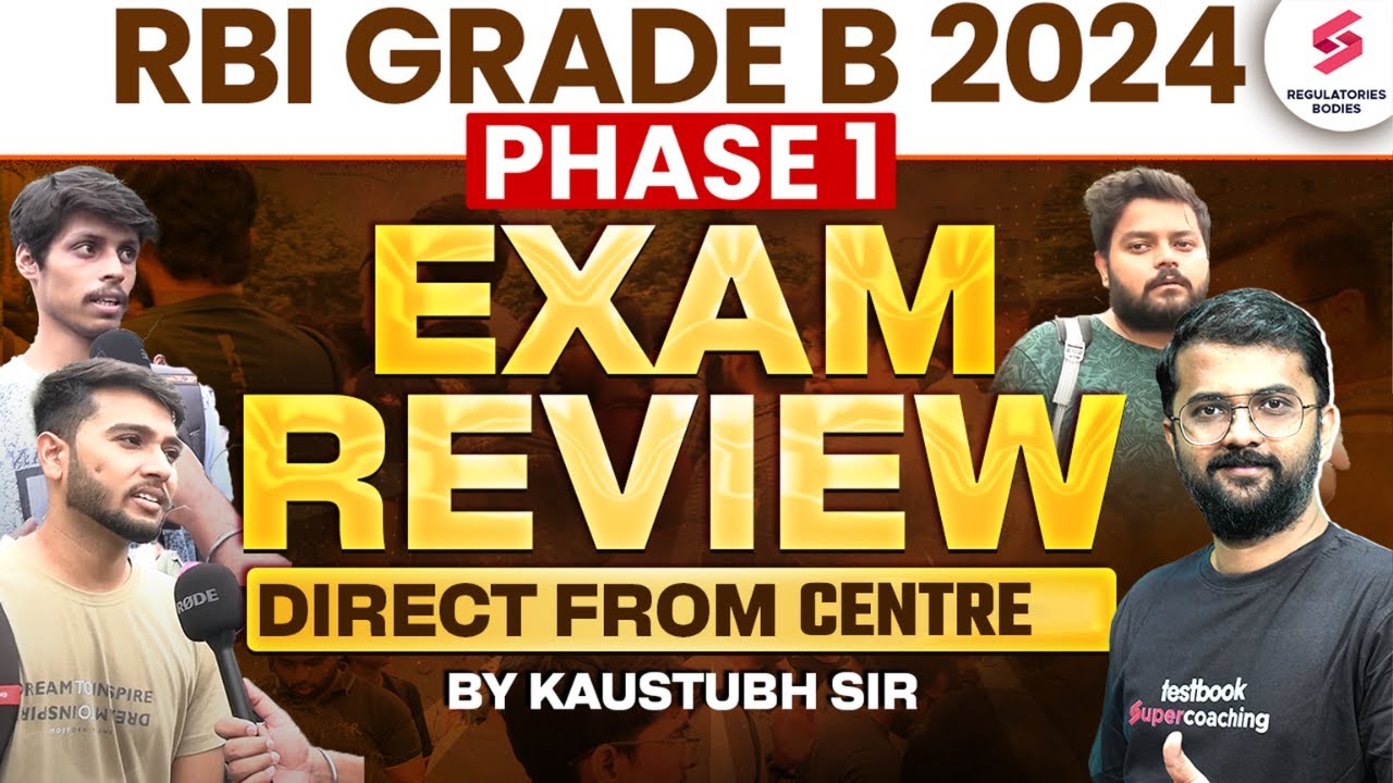 RBI Grade B 2024 Phase 1 Exam Analysis | RBI Grade B 2024 Exam Review ...