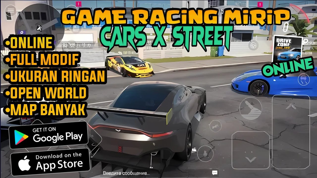 GAME RACING OPEN WORLD MIRIP CARS X STREET - YouTube