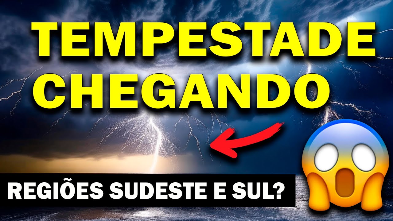 URGENTE! TEMPESTADE CHEGANDO? FIM DA ONDA DE CALOR? PREVISÃO DE FRENTE ...