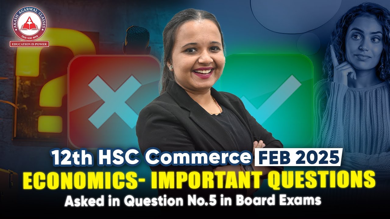 Do You Know the MOST IMPORTANT 12th Commerce Economics Questions? - YouTube