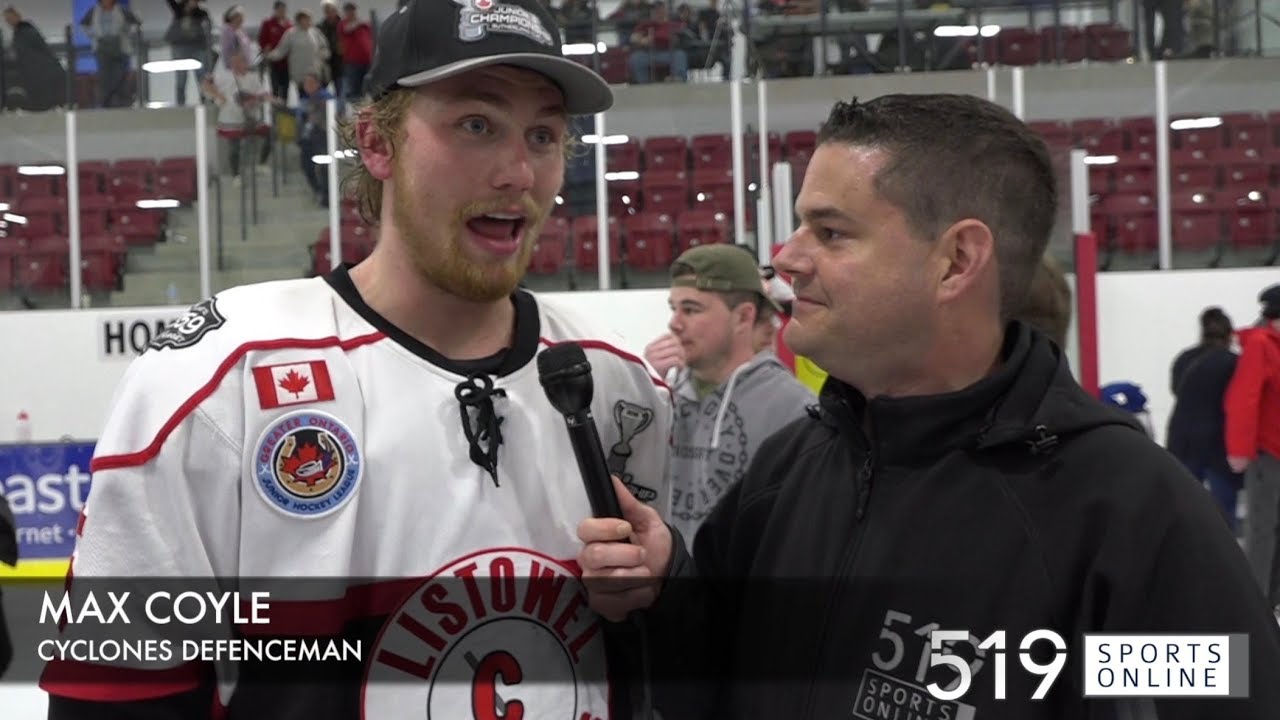 GOJHL - 1 on 1 interview with Max Coyle after winning the Sutherland ...