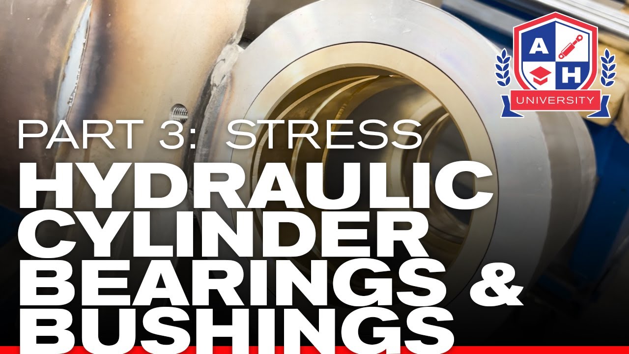 Hydraulic Cylinder Bearings and Bushings: Stress - YouTube