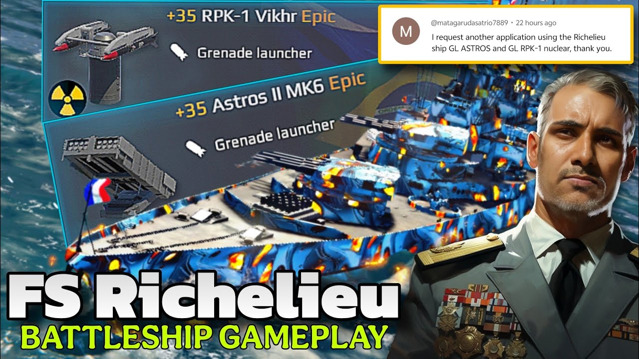 FS Richelieu with RPK-1 Vikhr & Astros II MK6 Balance Combo Build🔥 ...