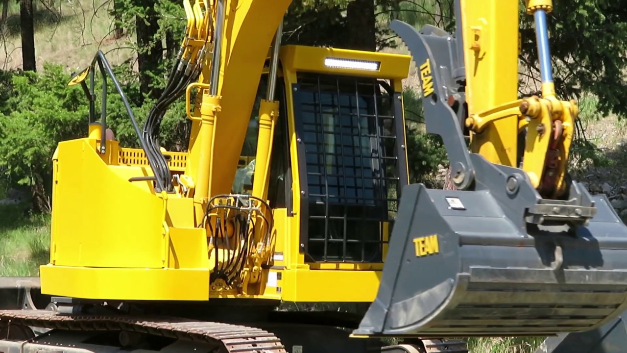 Heavy Duty Excavator FOPS and Guarding package - YouTube