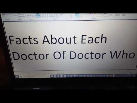 Facts About Each Doctor Of Doctor Who - YouTube