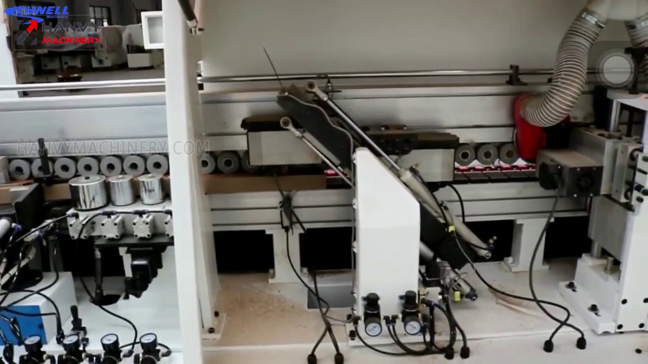 Solid wood timber solid wooden door edge banding machine edge bander ...