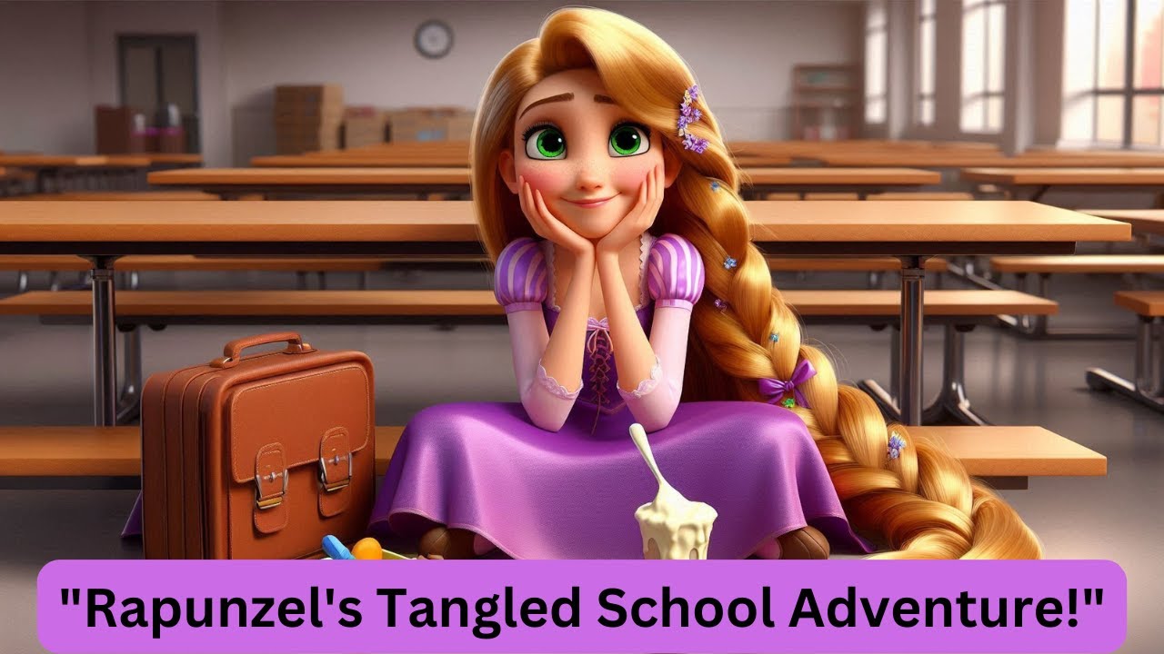 "Rapunzel's Tangled School Adventure | kid's English stories | Kids ...