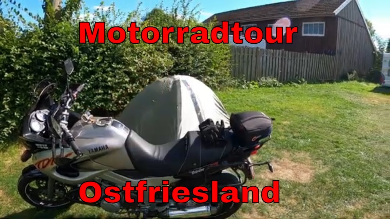Motorradtour in den Norden. Zelten Ostfriesland Timmel. Yamaha TDM 850 ...