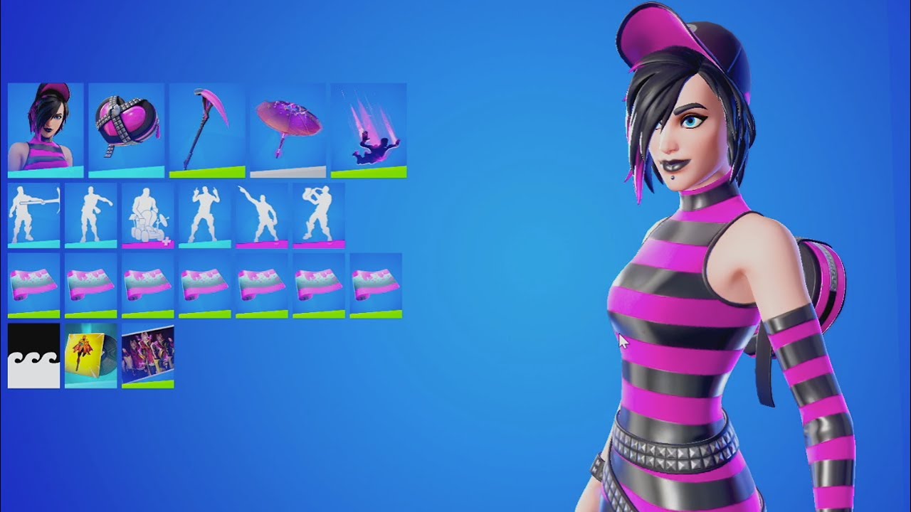 JETT SKIN Showcase in Fortnite - YouTube