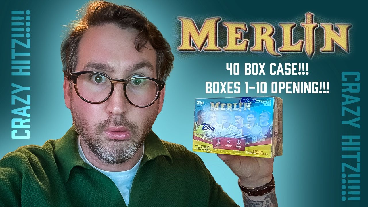 Merlin 2022-23 Blaster Case - Boxes 1-10 with a Color Insert?! - YouTube