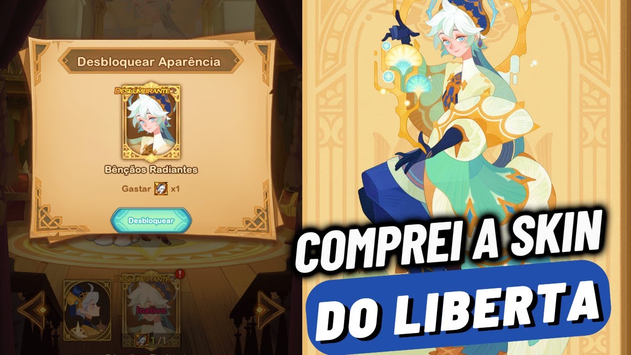 COMPREI A SKIN DO LIBERTA NO AFK ARENA - YouTube