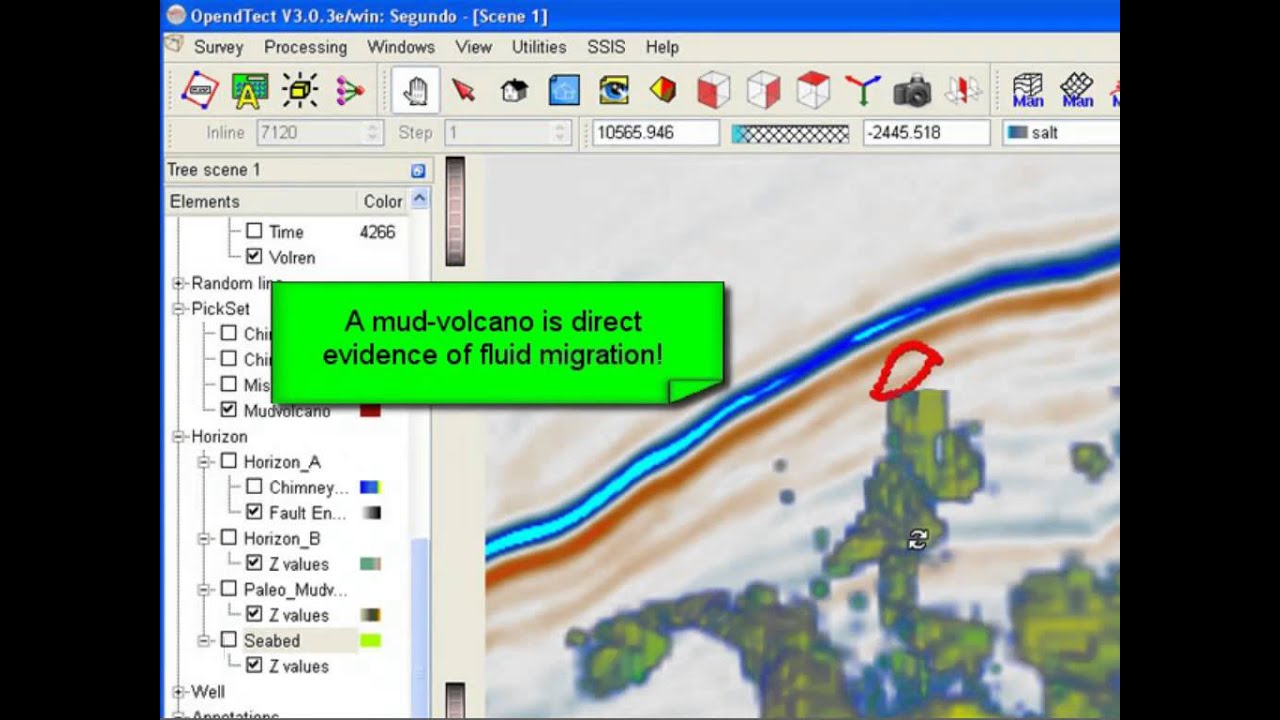 Tutorial: Chimney Cube in OpendTect 3.0 - YouTube