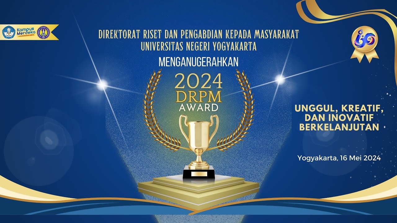 DRPM Award 2024 - Universitas Negeri Yogyakarta, Kamis, 16 Mei 2024 ...