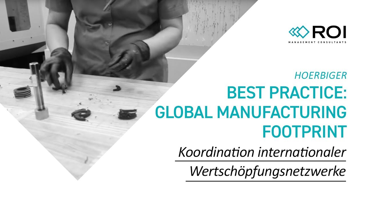 Best Practice: Global Manufacturing Footprint von HOERBIGER - YouTube