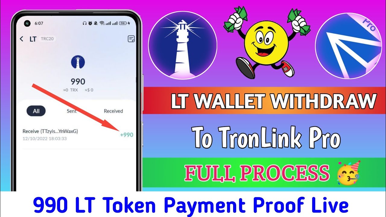 LT Wallet | Lt Token Withdraw To TroneLink Pro & Swap Process Live ...