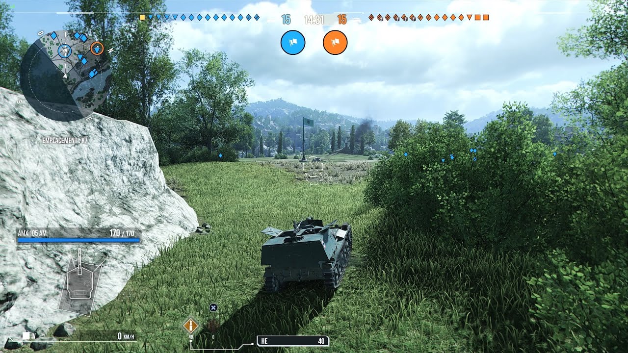 World of Tanks AMX 105 AM MLE.47 PS4 - YouTube