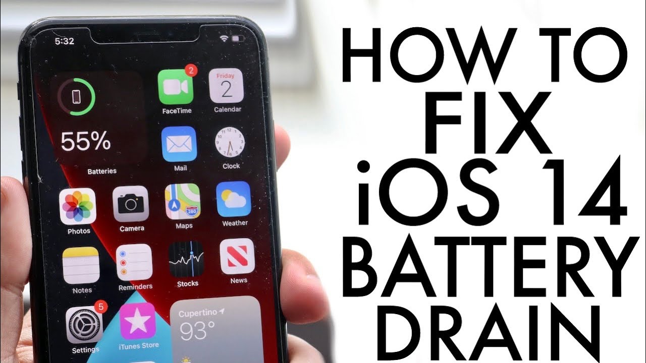 How To FIX iOS 14 Battery Drain! - YouTube