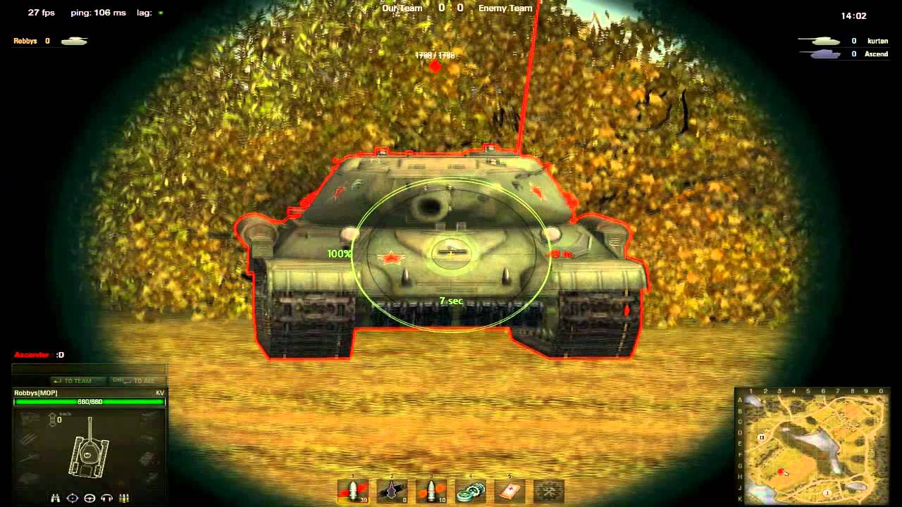 World of Tanks IS4 Weakspots - YouTube