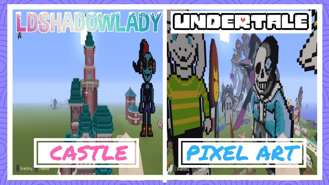 LDSHADOWLADY CASTLE + UNDERTALE PIXEL ART - YouTube