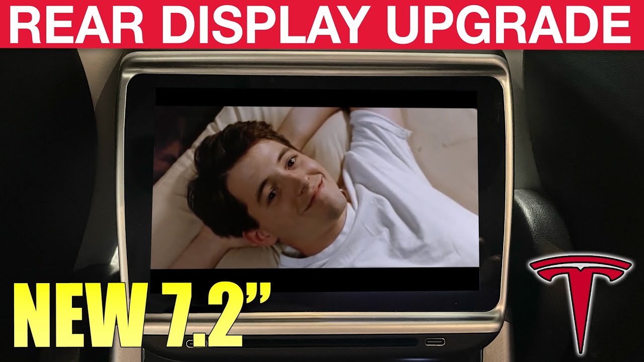 *NEW* Must Have Tesla Rear Display Upgrade! - Model 3 & Y - YouTube