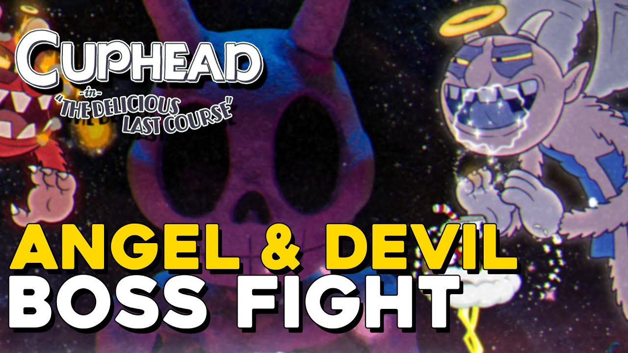 Cuphead The Delicious Last Course DLC Angel & Devil Secret Boss Fight ...
