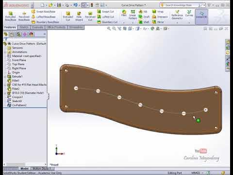 LECCION 5 - MATRICES - CURVE DRIVE PATTERN - YouTube
