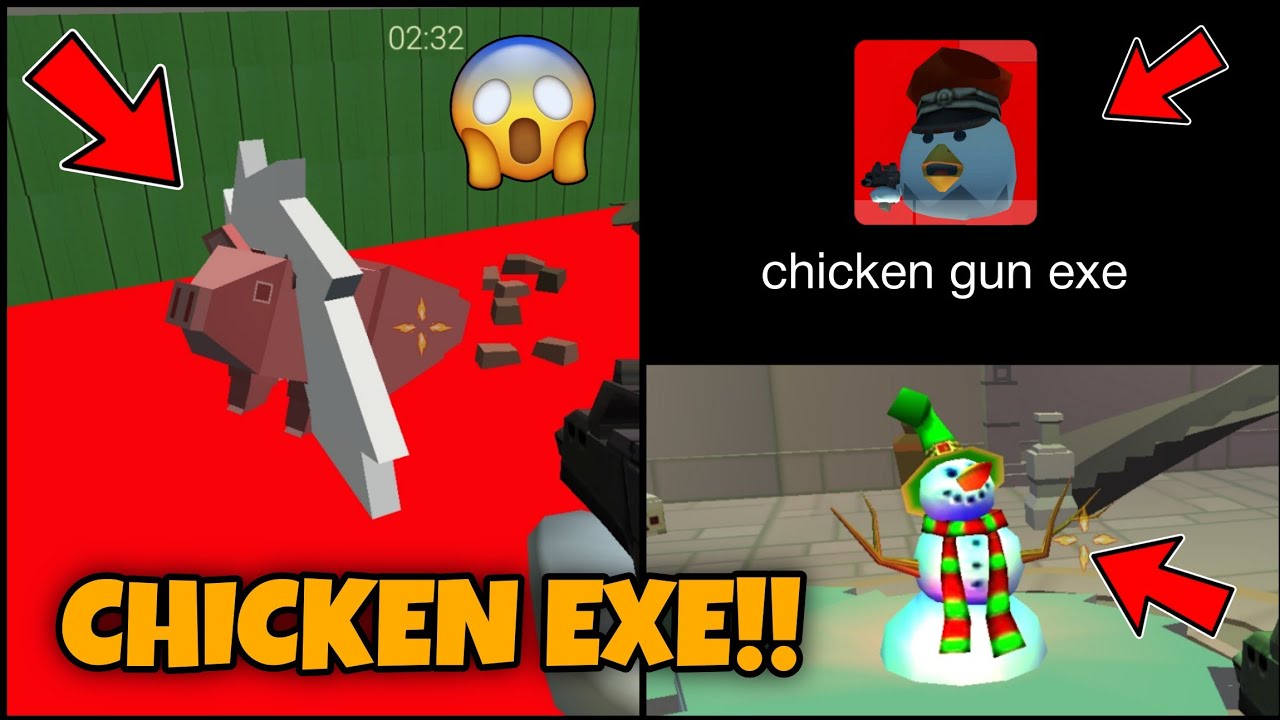 😱 NEW GAME CHICKEN GUN EXE.!! CHICKEN GUN EXE EASTER EGGS - YouTube