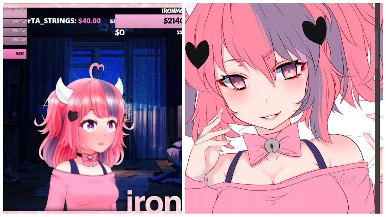 Ironmouse talks about her lewd Dakimakura - YouTube