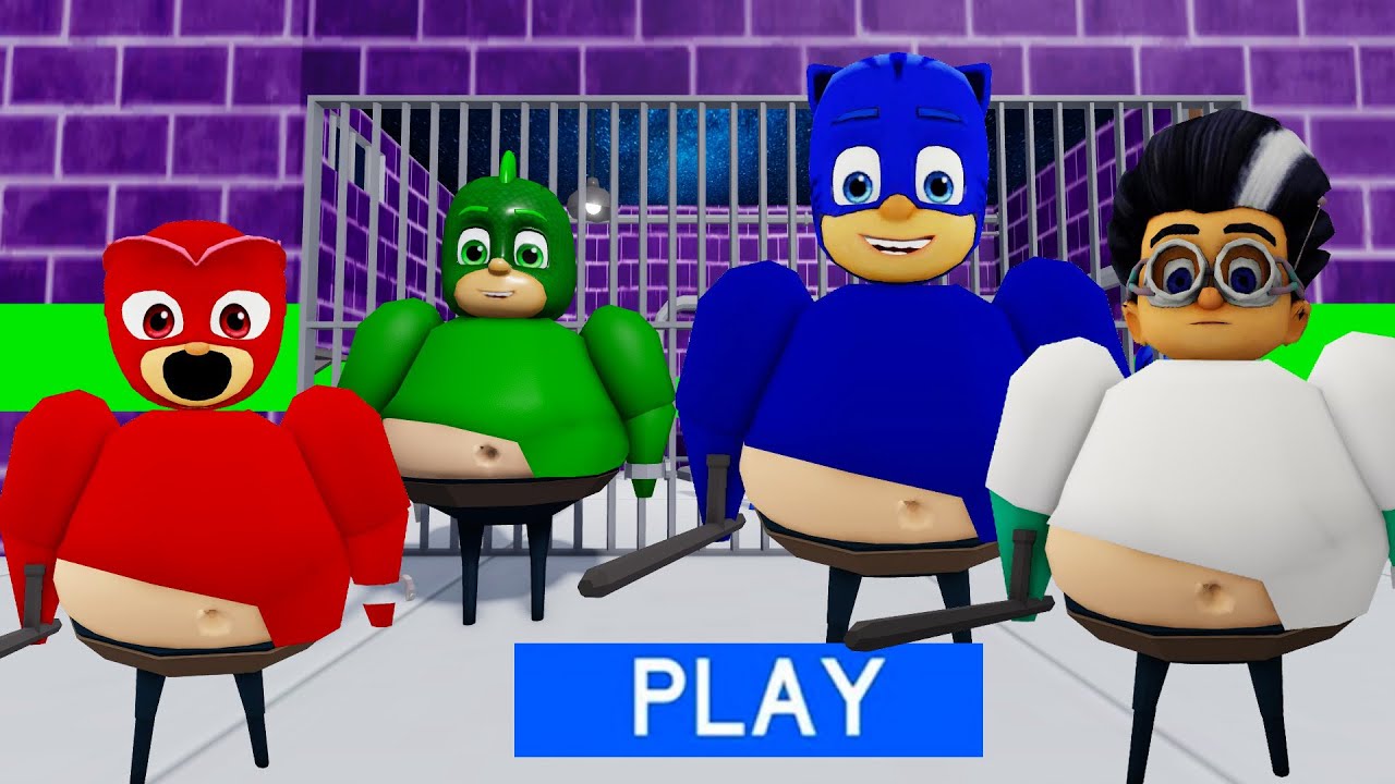 NEW! PJ MASK BARRY'S PRISON RUN! (SCARY OBBY) - Full Gameplay - No ...