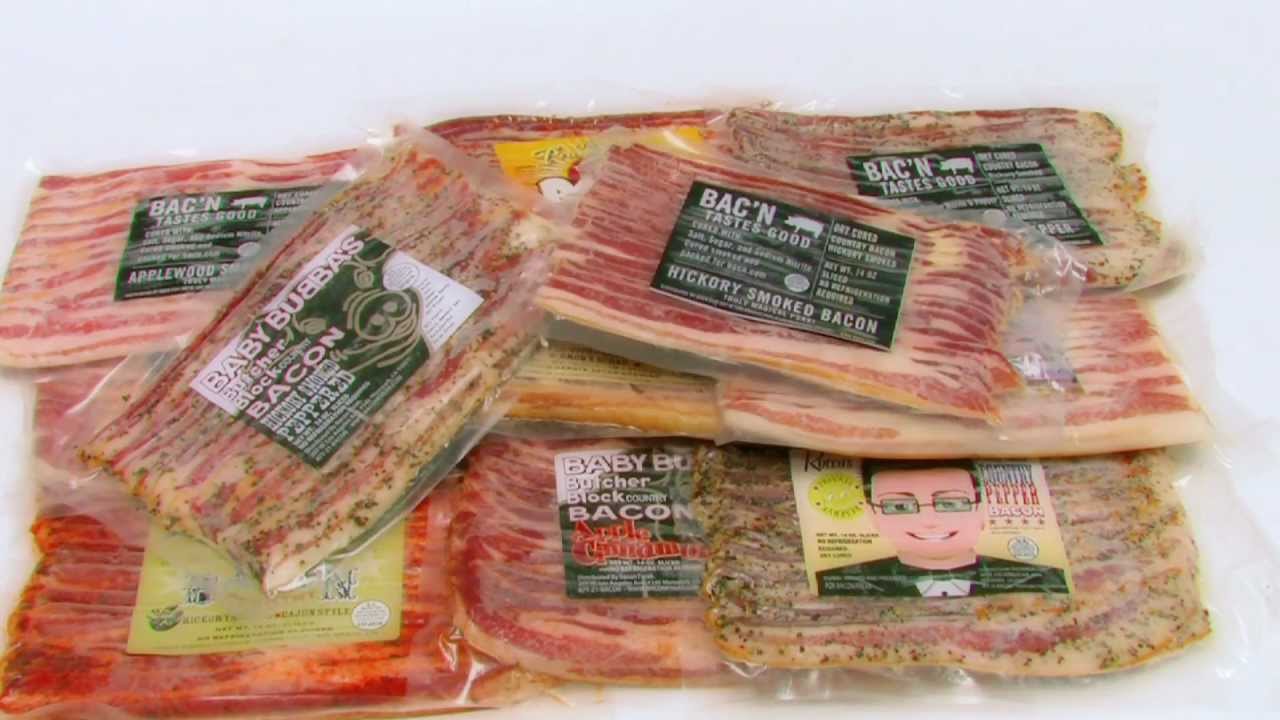 4 Pack BACON Combo - Almost 4 Pounds of Bacon! - YouTube