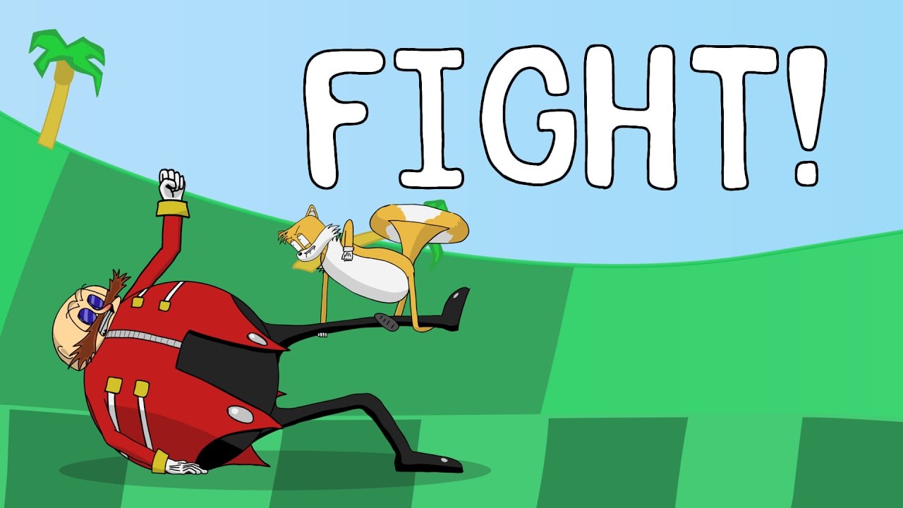 Tails and Dr. Eggman Fight and Dr. Eggman Dies in an Explosion - YouTube