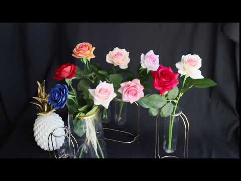real touch flowers- silk latex roses