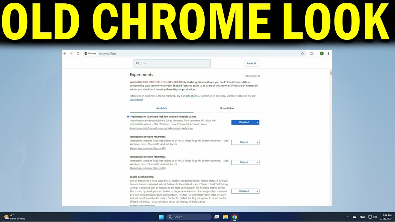 How To Change Google Chrome’s Interface Back to the Old Style - YouTube