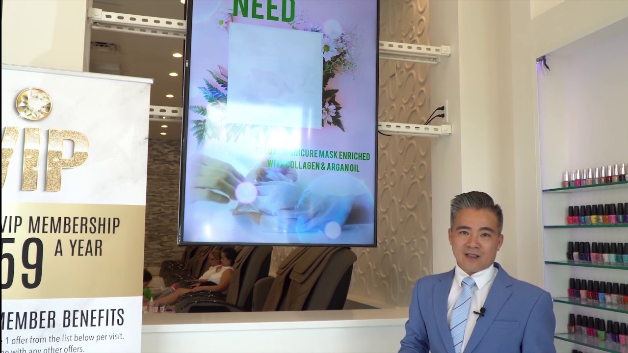 Bliss Nail Lounge - Giới Thiệu Digital Signage - YouTube