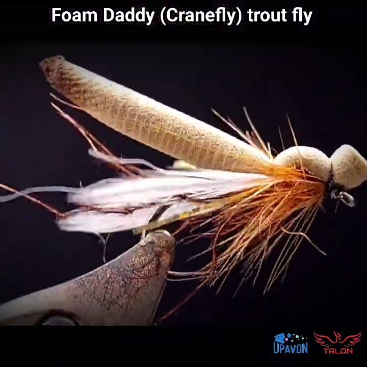 Foam Daddy (Cranefly) trout fly #flyfishing #flytying #fishingflies ...