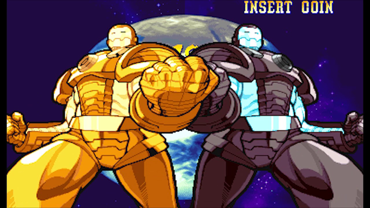 Marvel vs Capcom 1 ( Arcade ) - Gold War Machine / War Machine ...