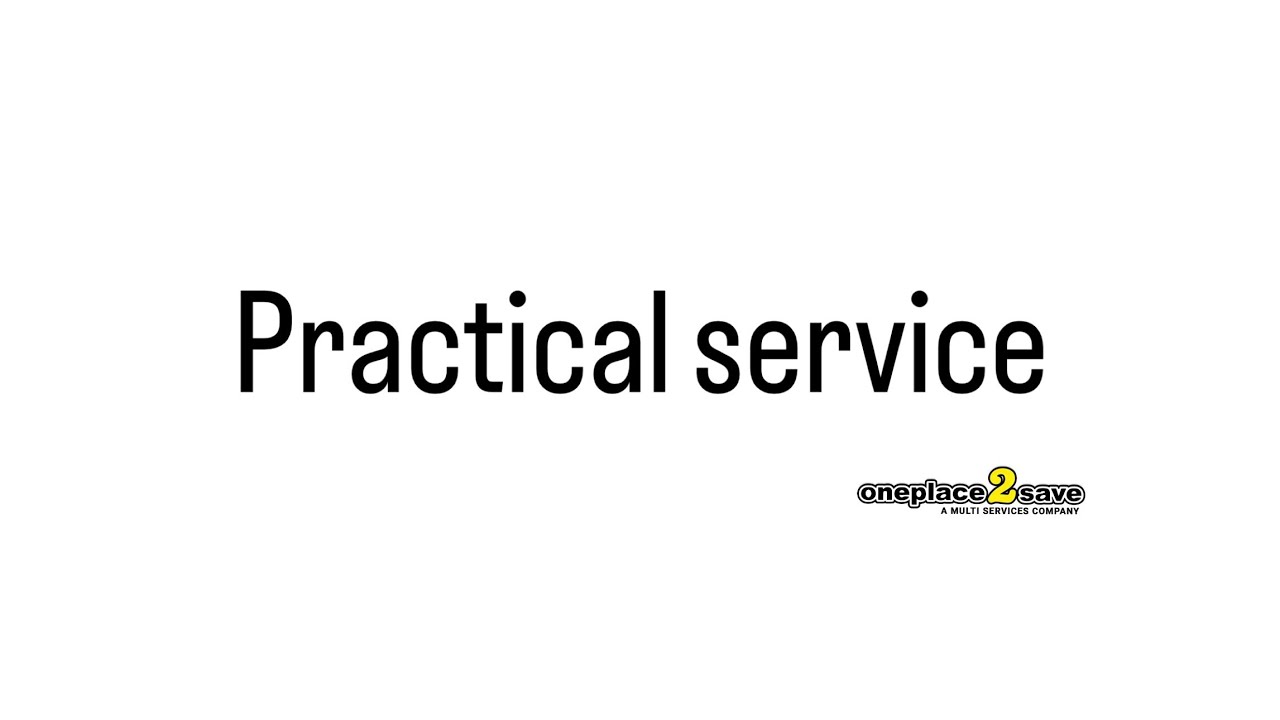 Oneplace2save Practical service 🚀 - YouTube