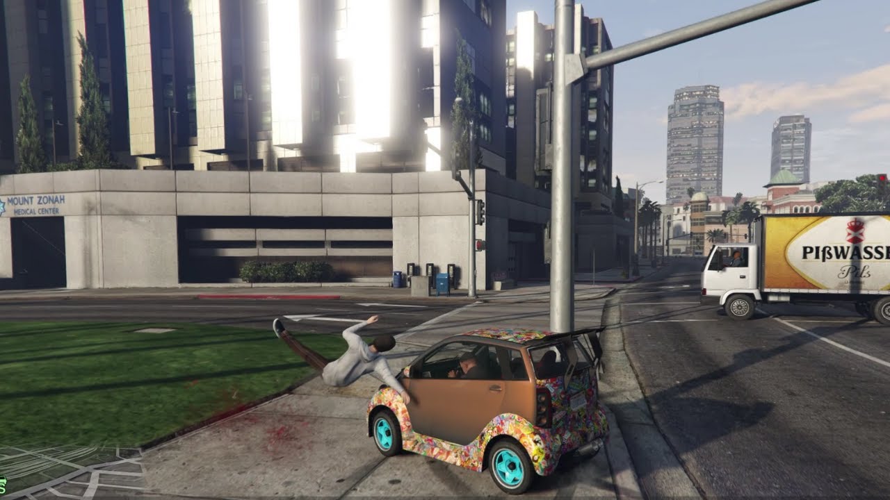 MINI CAR GTA V GAMEPLAY TURNED INTO RACING CAR - YouTube
