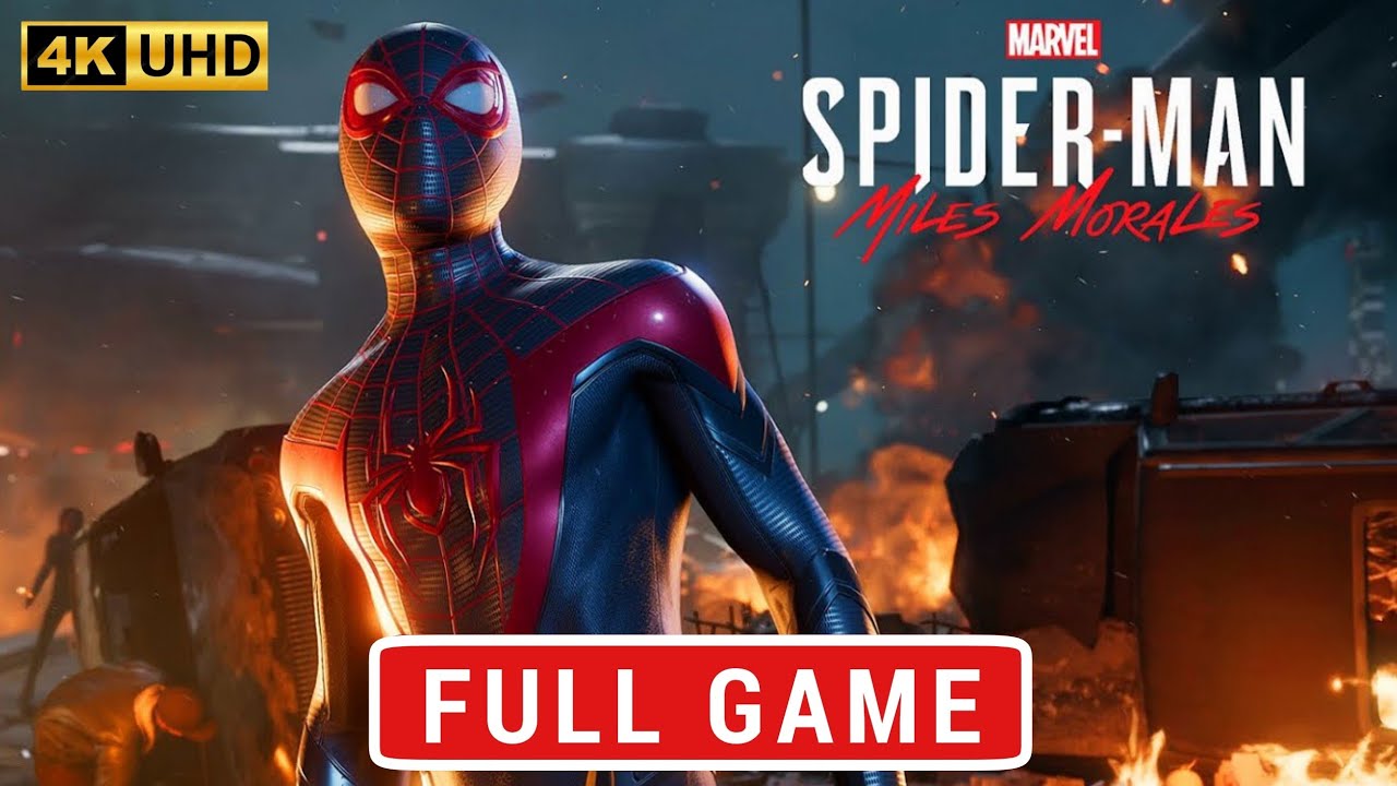 SPIDER MAN MILES MORALES Full Game Walkthrough Part 1 Cinematic ...