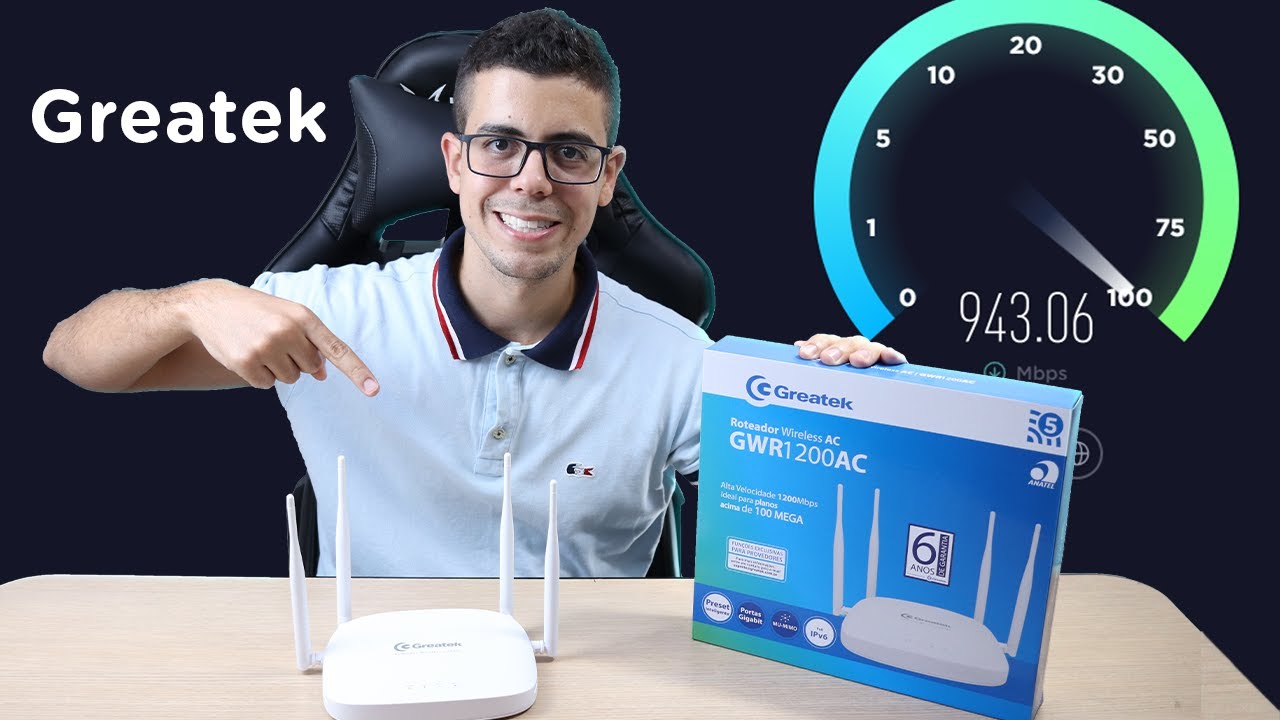 ROTEADOR GIGABIT CUSTO-BENEFÍCIO - Greatek GWR1200AC - YouTube