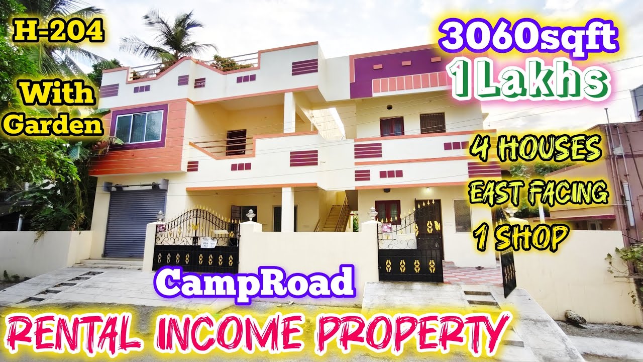 income property for sale in East Tambaram|East Facing|Land-3060sqft|1Lakhs|build-4000 - YouTube