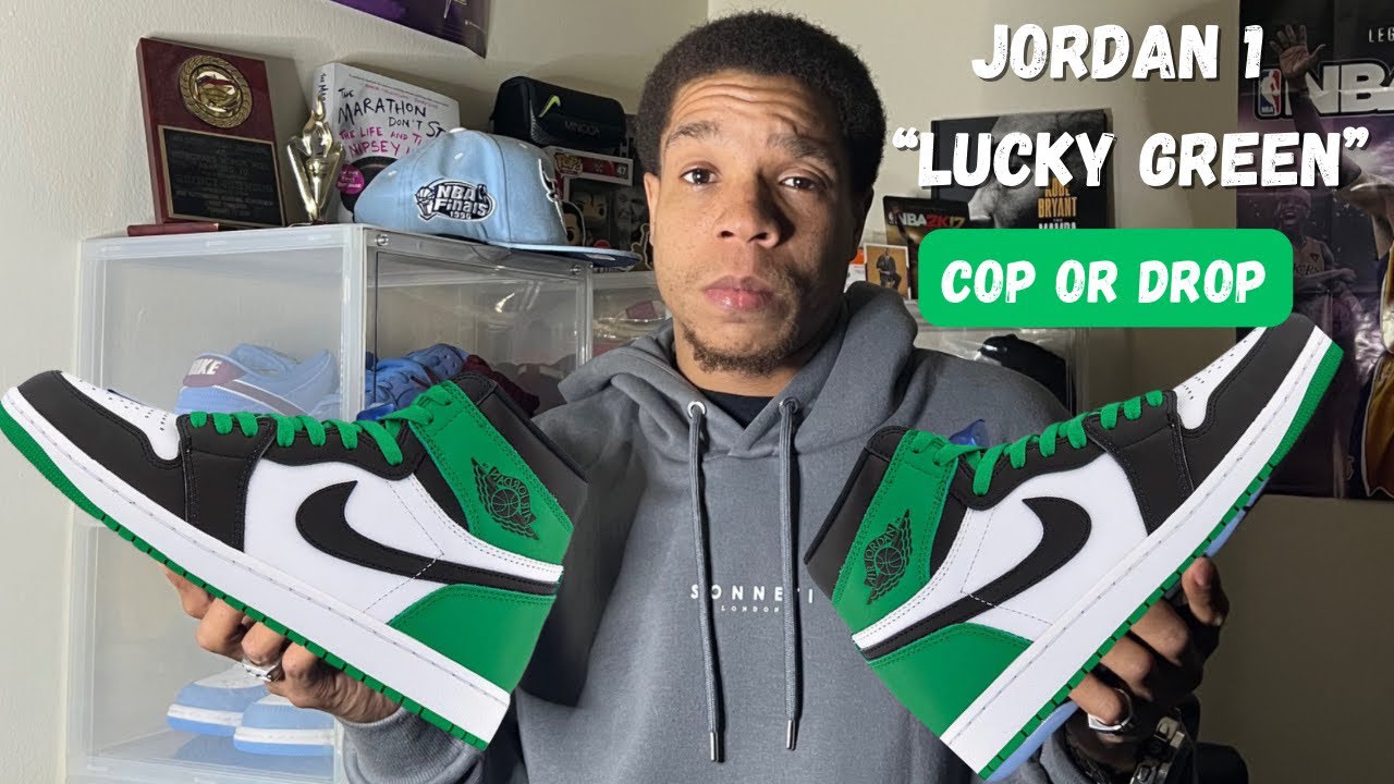 Thoughts on Air Jordan 1 High OG “Lucky Green” | Cop or Drop? - YouTube