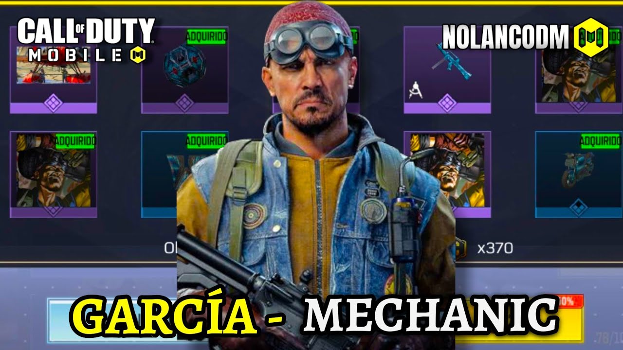 GARCÍA - MECHANIC 🤯 | CAJA FUERTE MECÁNICO | CODM | COD MOBILE - YouTube